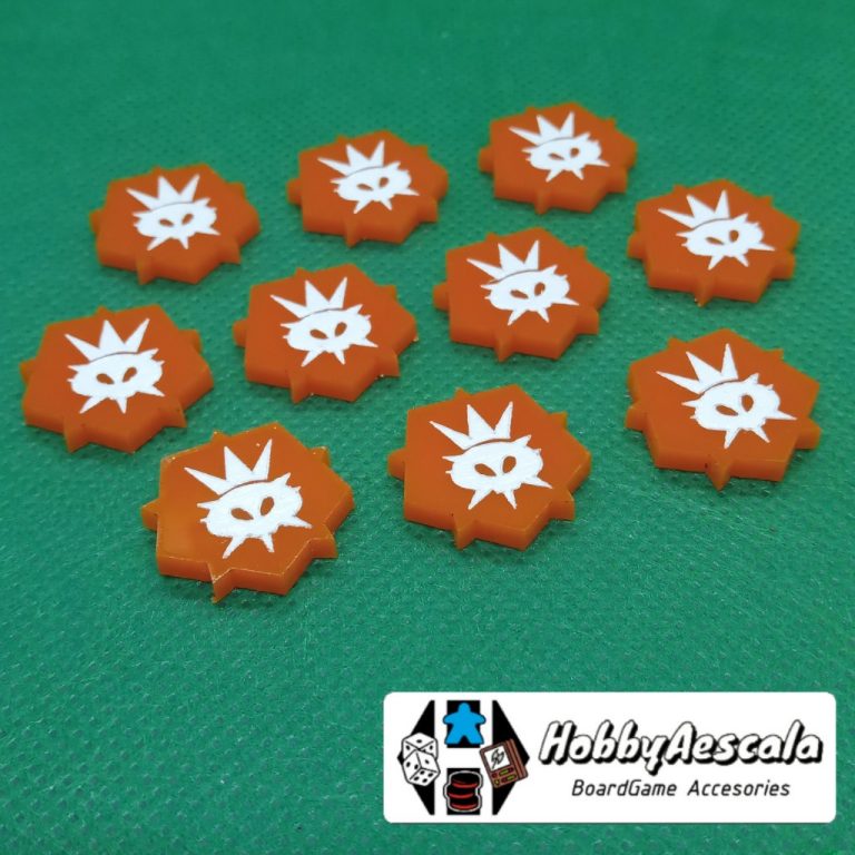Set 10 Tokens enrage compatible Keyforge – Hobbyaescala