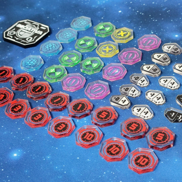 Set 51 tokens acrílicos multicolor compatible “SW Unlimited” – Hobbyaescala
