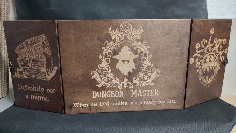Pantalla Dungeon Master “PRO-XXL” Personalizable – Hobbyaescala
